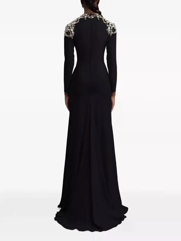GEMY MAALOUF Embellished Cut-out Maxi Dress