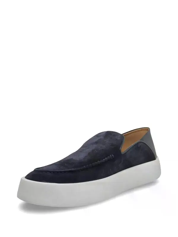 BARRETT Suede Leather Loafers - Blue