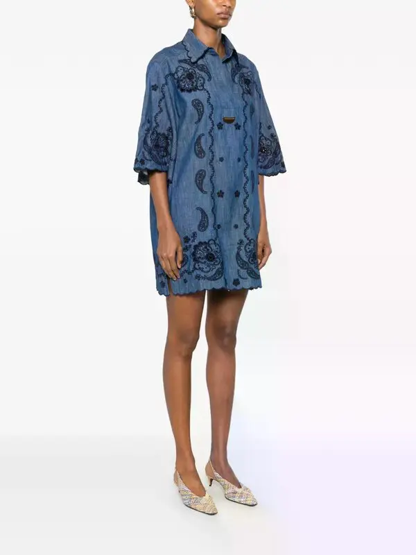 Zimmermann Mini Dress - Blue