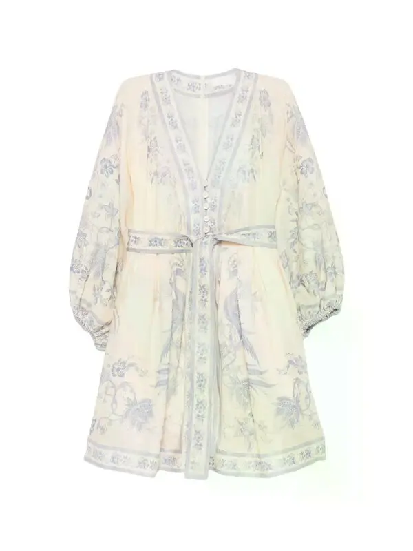Zimmermann Indra Floral-print Mini Dress