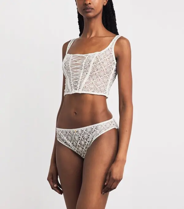 AUBADE Secret Memories Lace Bustier Top