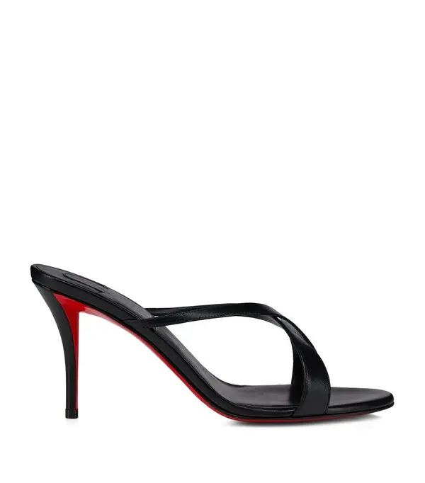 CHRISTIAN LOUBOUTIN Mulazee Leather Mules 80 - Black