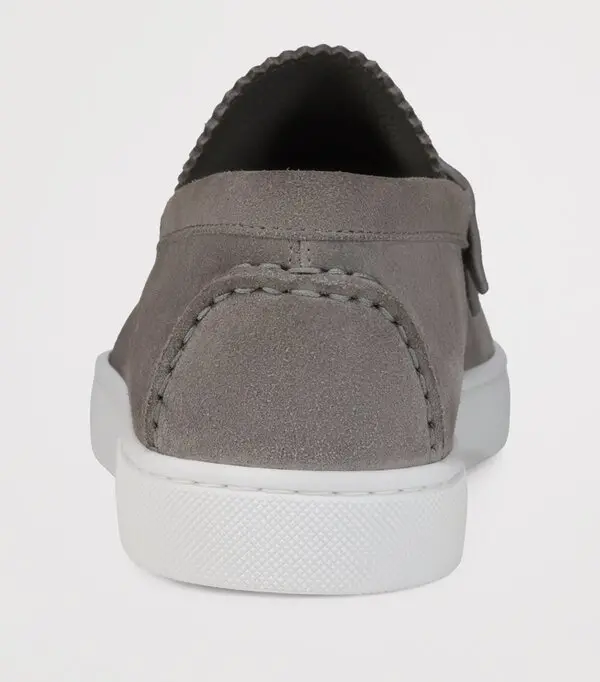 CHRISTIAN LOUBOUTIN Harold I Suede Loafers - Grey