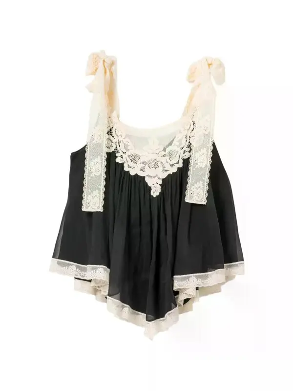 Zimmermann Roselight Lace Trimmed Top