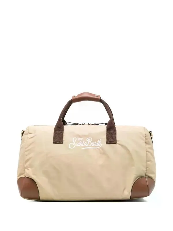 MC2 SAINT BARTH Embroidered Logo Holdall - Neutrals