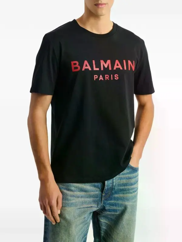 Balmain T-shirt With Paris Print