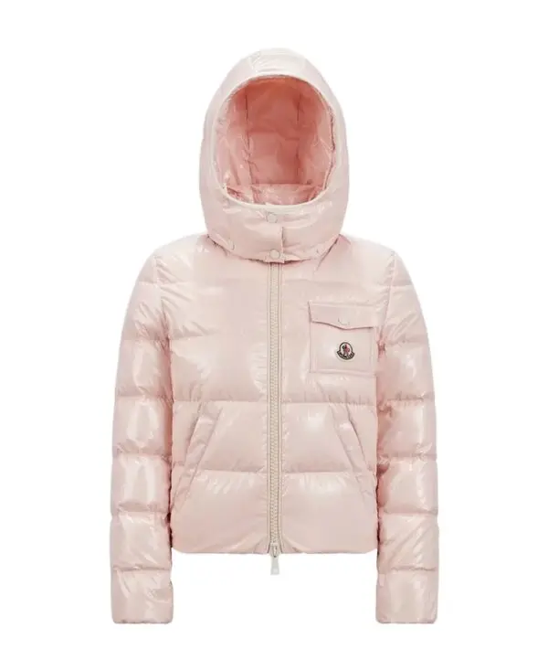 Moncler Short Padded Zip-up Jacket With Detachable Hood