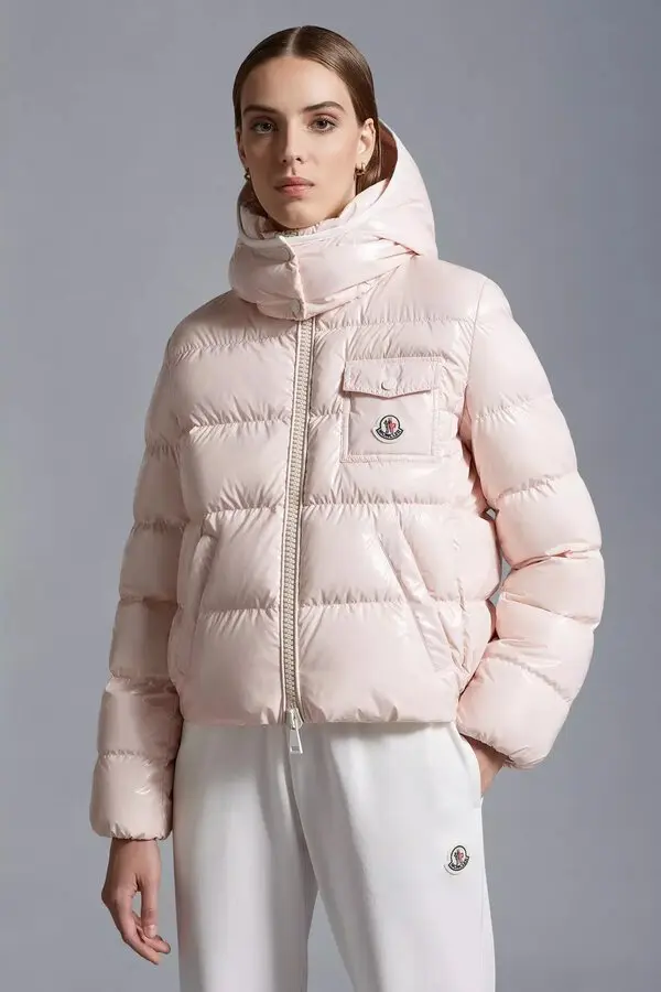 Moncler Short Padded Zip-up Jacket With Detachable Hood