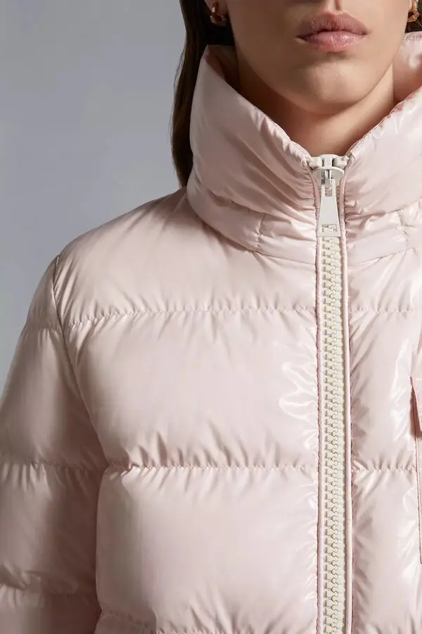 Moncler Short Padded Zip-up Jacket With Detachable Hood