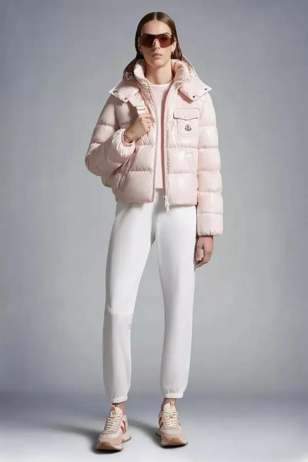 Moncler Short Padded Zip-up Jacket With Detachable Hood