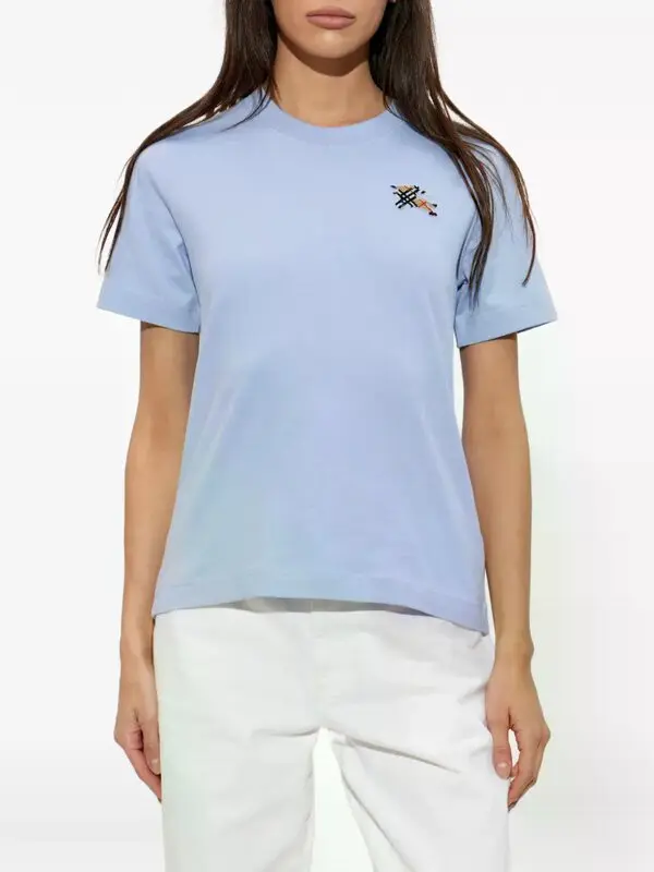Burberry Knight Check Cotton T-shirt