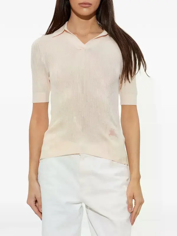 Burberry Ribbed Knight-motif T-shirt
