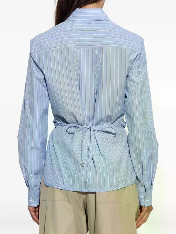 Loewe Striped Wrap Shirt