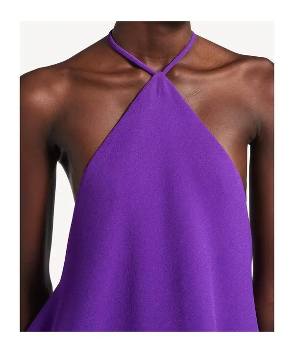 Balenciaga Halterneck Balloon Mini Dress