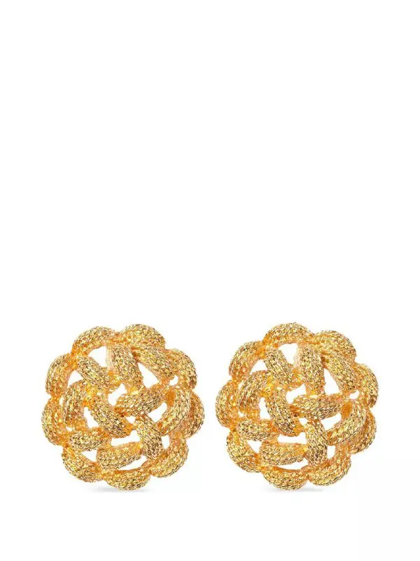 MONET Tone 22k Triple -plated Clip-on Earrings - Gold