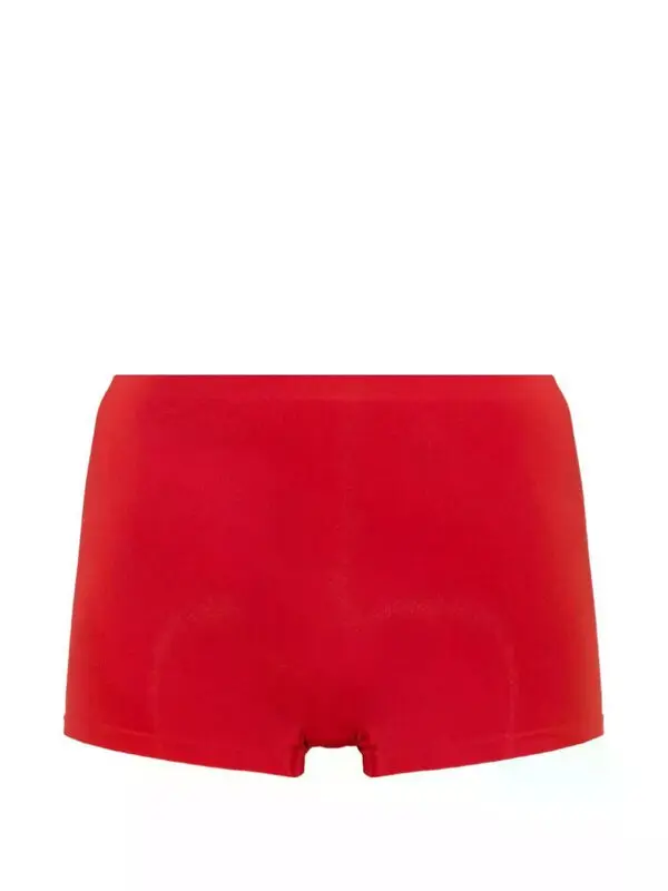 Hanro X Adam High-waisted Seamless Boxers - Red
