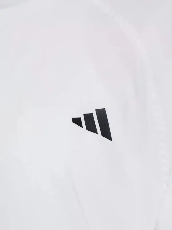 Adidas Logo-print Ruched Sleeve Track Jacket