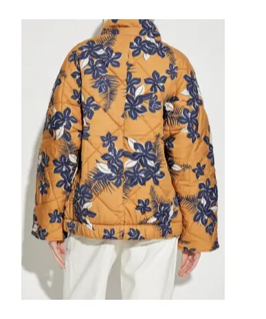 The Upside Aruba Quilted Jacket With Floral Print