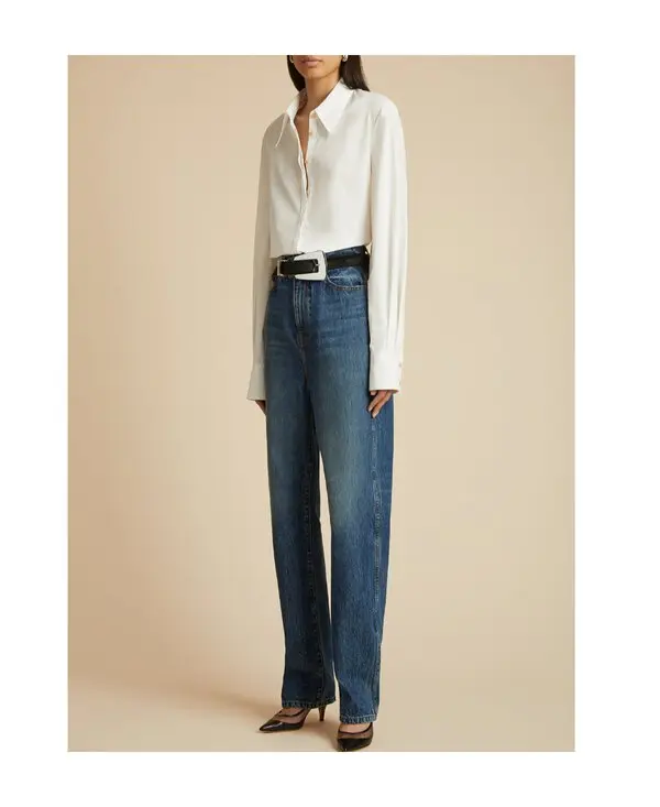 Khaite Albi High-waisted Jeans