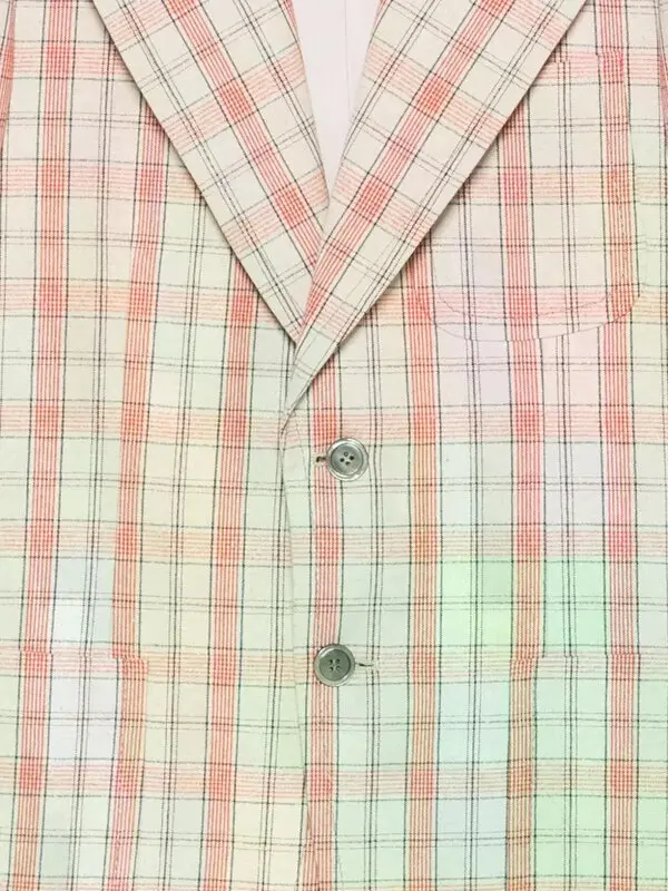 A.N.G.E.L.O. VINTAGE CULT Check-pattern Blazer