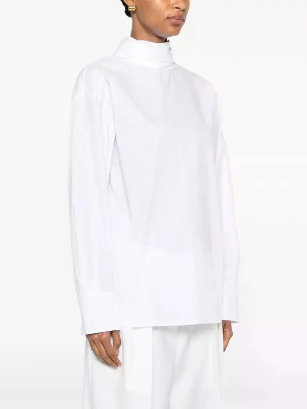 THE NINA STUDIO Tie-neck Long-sleeve Blouse