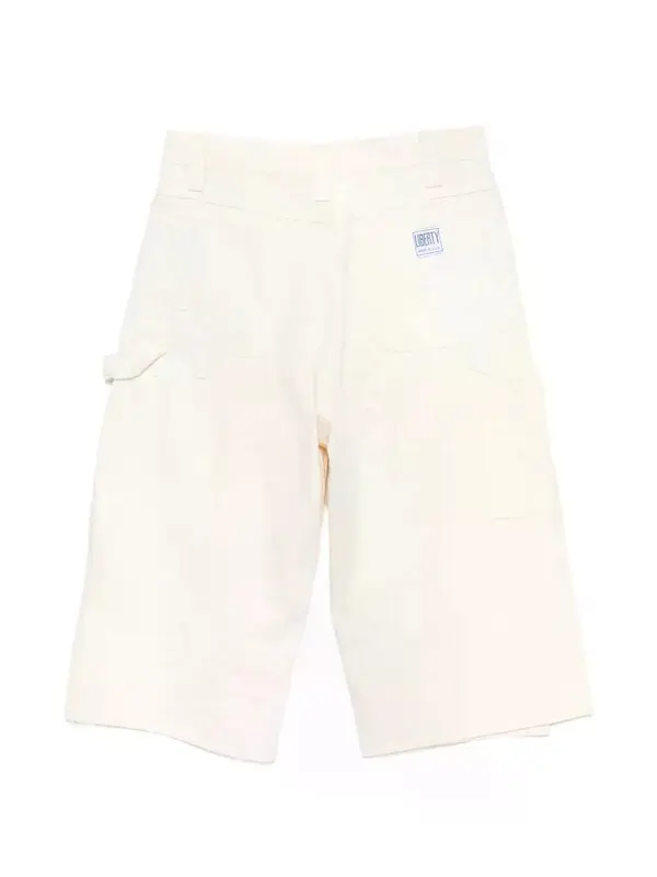 A.N.G.E.L.O. VINTAGE CULT Embroidered Cropped Trousers - Neutrals