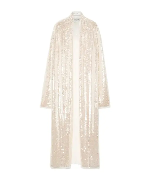 FORTE_FORTE Sequin Embellished Coat