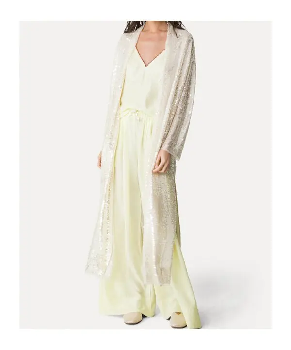 FORTE_FORTE Sequin Embellished Coat