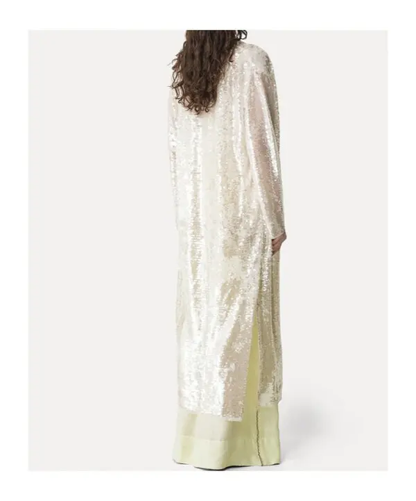 FORTE_FORTE Sequin Embellished Coat
