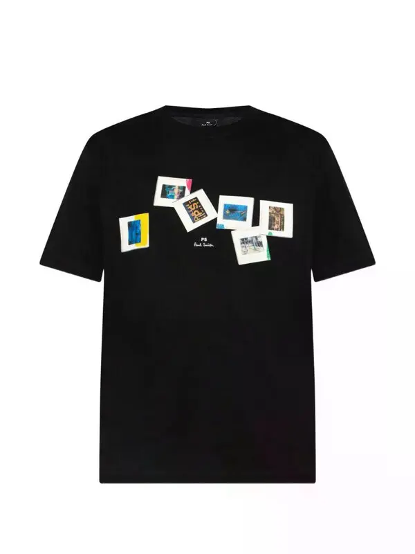 Paul Smith Slides Graphic-print T-shirt - Black