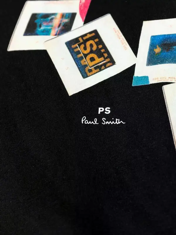 Paul Smith Slides Graphic-print T-shirt - Black
