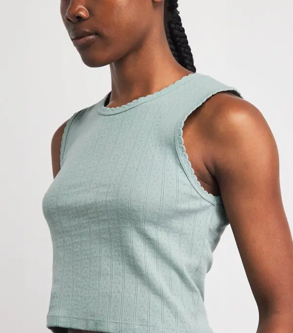 LESET Classic Pointelle Vest