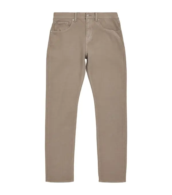 7 For All Mankind Slimmy Luxe Motion Slim Jeans - Beige