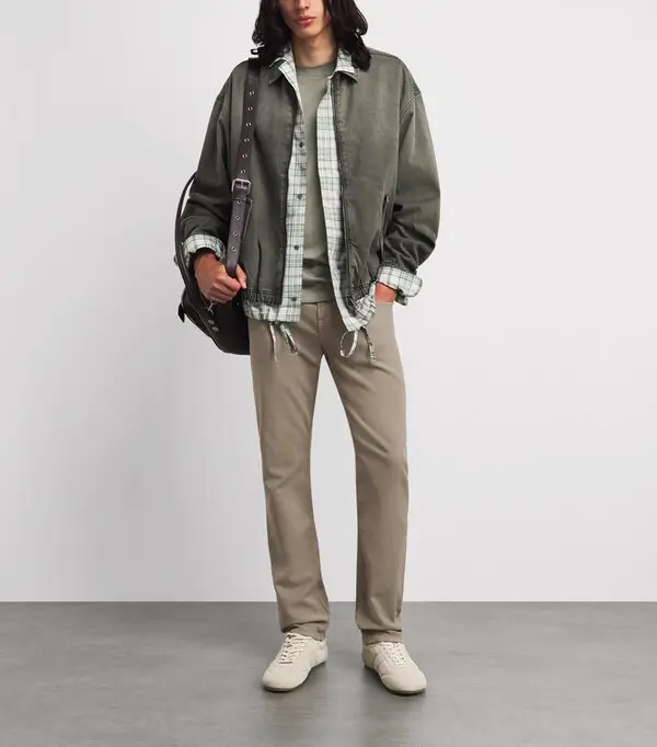 7 For All Mankind Slimmy Luxe Motion Slim Jeans - Beige