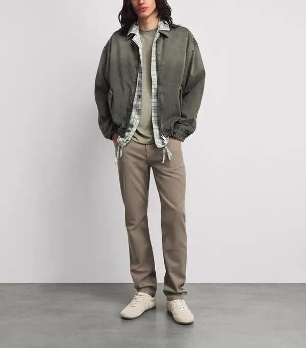 7 For All Mankind Crew-neck T-shirt - Green