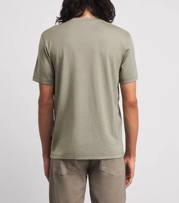 7 For All Mankind Crew-neck T-shirt - Green