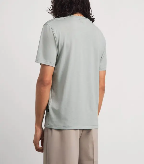 7 For All Mankind Crew-neck T-shirt - Blue