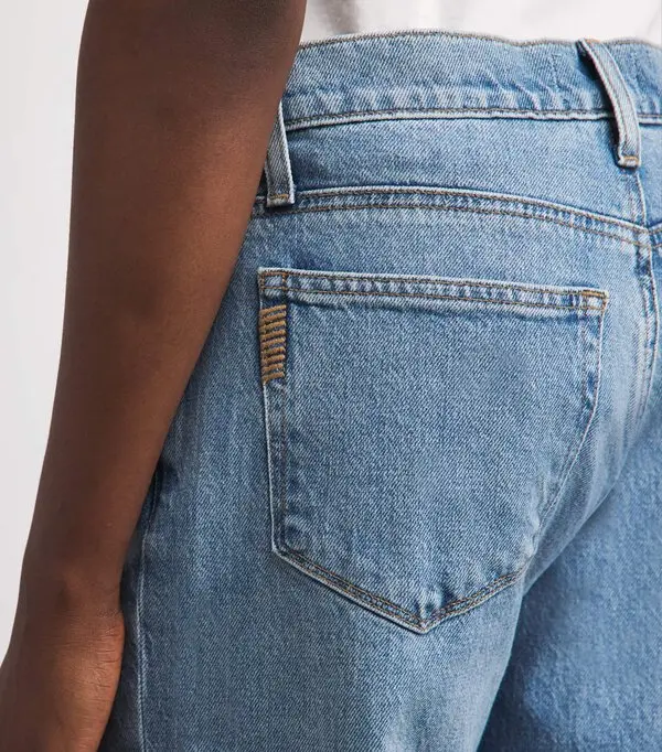 Paige Dana Low-rise Straight Jeans - Blue