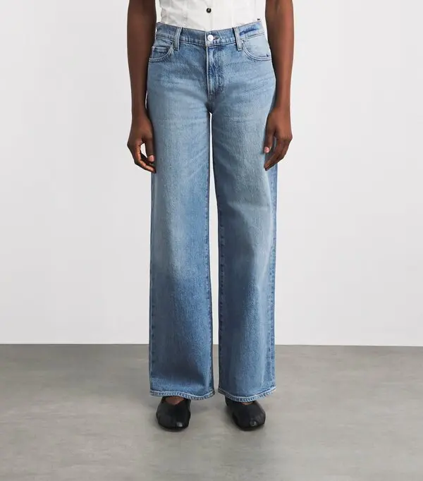 Paige Dana Low-rise Straight Jeans - Blue