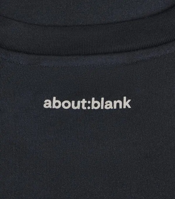 ABOUT:BLANK Cotton Logo Garcon T-shirt - Black