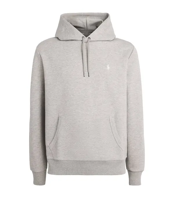 Polo Ralph Lauren Double-knit Logo Hoodie - Grey