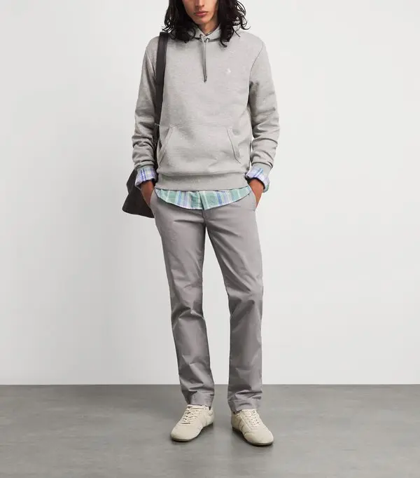 Polo Ralph Lauren Double-knit Logo Hoodie - Grey