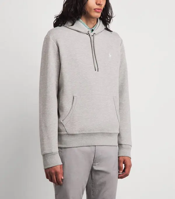 Polo Ralph Lauren Double-knit Logo Hoodie - Grey