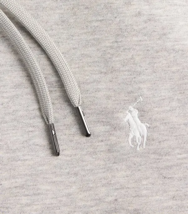 Polo Ralph Lauren Double-knit Logo Hoodie - Grey