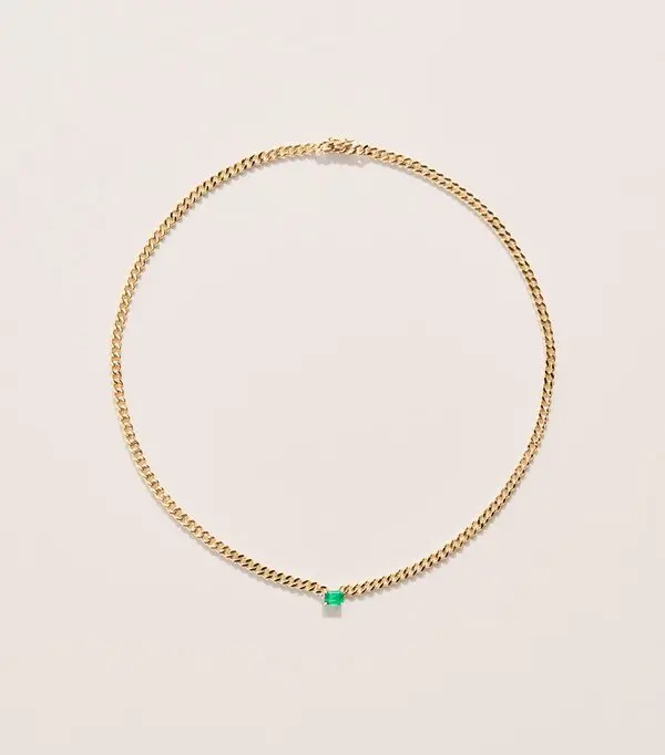ANITA KO 18k Yellow And Emerald Choker - Gold