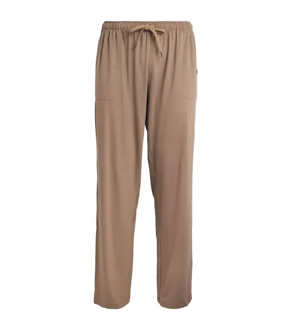 Derek Rose Basel Lounge Trousers - Brown