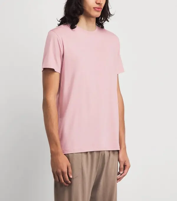Derek Rose Basel Lounge T-shirt - Pink