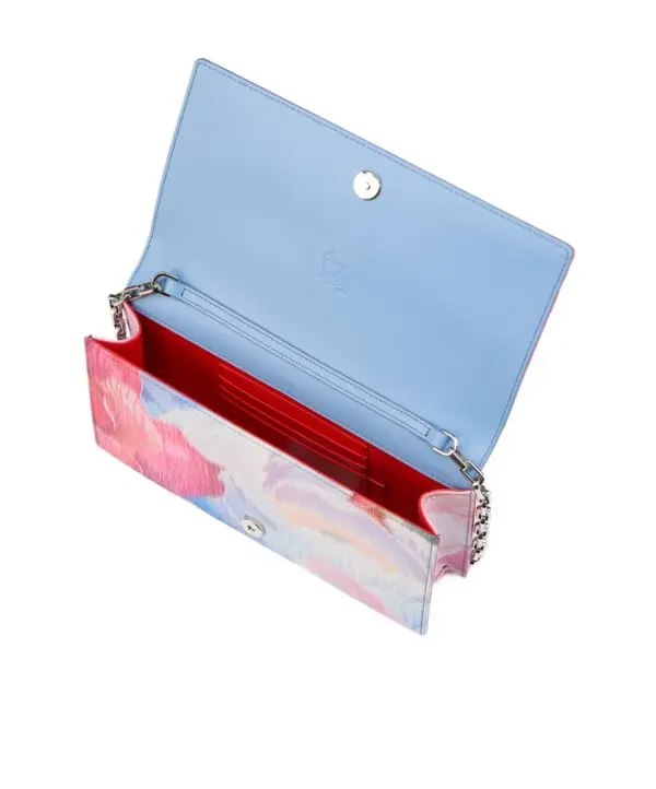 CHRISTIAN LOUBOUTIN Bettina Clutch Bag With Floral Pattern - Multicolor