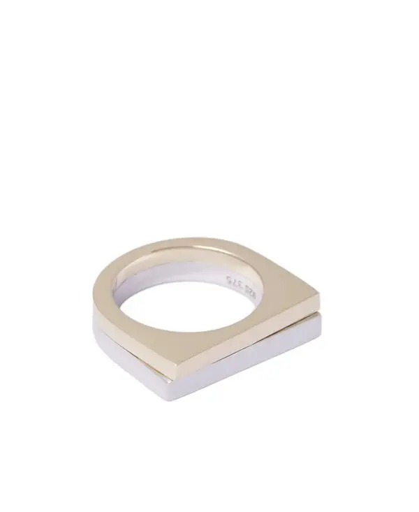 Tom Wood Logo Ring - Yellow