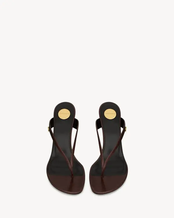 Saint Laurent Sue Thong-detail High Heel Sandals